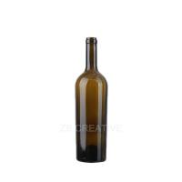 China 750ml Tapered Bordeaux Bulk Empty Wine Bottles Cork Top For Reserve Wine 610g 1726K-7 for sale