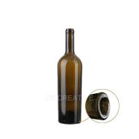 China Tapered Bordeaux Bulk Empty Wine Bottles 750ml Cork Closure Reserve 610g 1726K-7 for sale