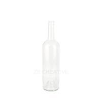 China Tapered Bordeaux Bulk Empty Wine Bottles 750ml Cork Closure Reserve 610g 1726K-7 for sale