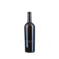 China 750ml Icon Tapered Bordeaux Glass Bottle Cork Top For Ultra Premium Wine 960g 1731K-7 for sale