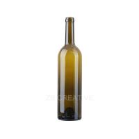 China Standard Plus Bordeaux 750ml Empty Glass Bottles With Cork Top 530g 1732K for sale
