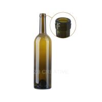 China 750ml Cork Finish Bordeaux Bottles 530g Standard Weight for Bulk Winery Supply (1732K) for sale