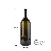 China 1500ml Magnum Bordeaux Bottles Cork Finish 895g Bulk for Winery & Large Format (1930K) for sale