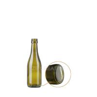 China 187ml Piccolo Slope Shoulder Burgundy Wine Bottles Screw Cap Single Serve 175g 2010S-1 for sale