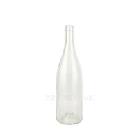 China Classic Slope Shoulder Burgundy Glass Bottle Cork Closure 750ml Pinot Noir 560g 2709K-2 for sale