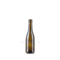 China Screw Top Burgundy Wine Bottle 375ml Demi Slope Shoulder 290g 2327S for sale