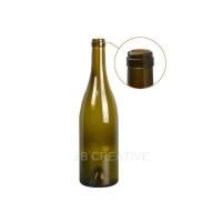 China Burgundy Style Wine Bottles With Cork Top 750ml For Pinot Noir & Spirits 400G 2709K-7A for sale
