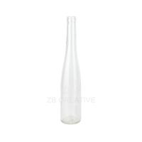 China Dessert Wine 375ml Glass Bottles Slender Rhine Glass Bottle Cork Top 420g 5317K for sale