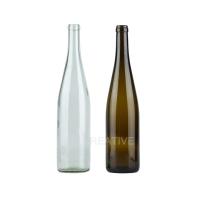 China 750ml Antique Green Slender Rhine Glass Wine Bottles Cork Top For Riesling 542g 5716K-1 for sale