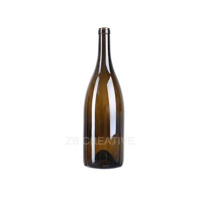 China 1500ml Custom Wine Bottles Magnum Rhine Glass Bottle Cork Top For Riesling 900g 5938K for sale