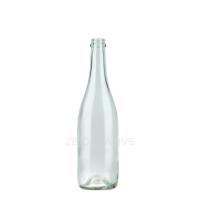 China Classic Champagne Glass Bottle Antique Green Flint 750ml Sparkling Wine 650g 3711P-1 for sale