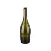 China 750ml Champagne Glass Bottles Champagne Top For Sparkling Wine 700g 3736P for sale