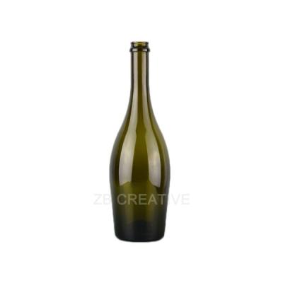 China 750ml Champagne Glass Bottles Champagne Top For Sparkling Wine 700g 3736P for sale