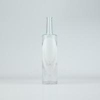 China Cork Top Empty Glass Spirit Bottles For Brandy 650g 750ml High White CY-877 for sale