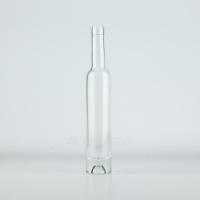 China 200ml Flint Wine Bottle Cork Top Glass Bottle For Vodka 420g CY-752 for sale