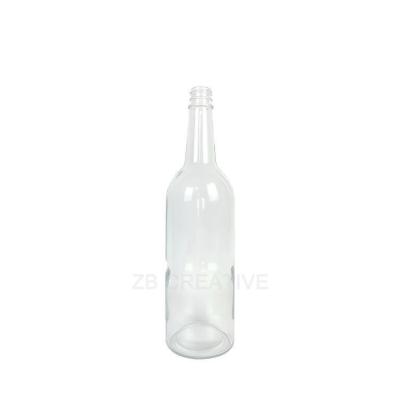 China 750ml High White Vodka Glass Bottles Screw Top For Alcohol Packaging 480g CY-847 for sale