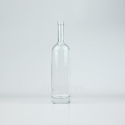 China Crystal White Liquor Glass Vodka Bottle Cork Top 795g 750ml CY-879 for sale