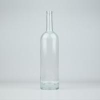 China 1000ml Flint Liquor Customised Vodka Bottle Cork Top For Vodka 850g CY-1029 for sale