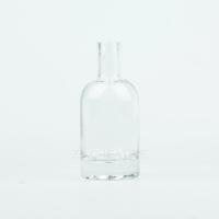 China 200ml Flint Gin Glass Bottle Cork Top Glass Alcohol Container 300g CY-751A for sale
