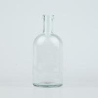 China High White 750ml Glass Liquor Bottles  Cork Top For Rum 520g CY-836 for sale