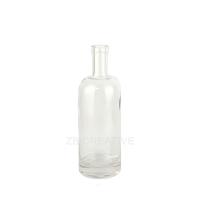 China OEM ODM Rum Glass Liquor Bottles Cork Top 650g 25oz CY-1018 for sale