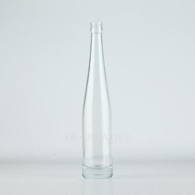 China 365ml Crystal White Liquor Bottle Screw Top For Tequila 480g CY-770 for sale