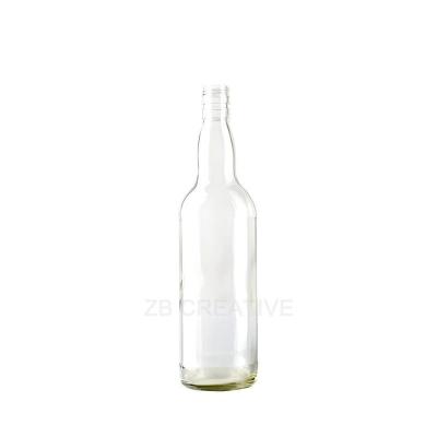 China 700ml Flint Tequila Glass Bottles Screw Top For Liquor 480g CY-830 for sale