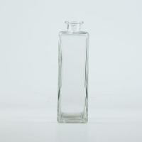 China White Whiskey Crystal Glass Bottle 750ml Cork Closure Premium Spirits Container 825g CY-838 for sale