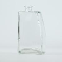 China White Whiskey Crystal Glass Bottle 750ml Cork Top For Spirits 825g CY-838 for sale