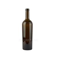 China Tapered Bordeaux 750 Ml Empty Wine Bottles Cork Top For Red Wine 540g 1724K for sale