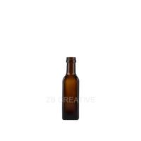 China 100ml Mini Marasca Square Glass Bottle Screw Top For Olive Oil 125g 6643S for sale