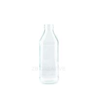 China 500ml Flint Dorica Glass Bottles Round Screw Top For Olive Oil 258g 7454S for sale