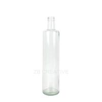 China 750ml Dorica Glass Bottles Screw Cap Olive Oil Storage Glass Container 540g 7719S for sale