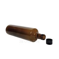 China Olive Oil Dorica Glass Bottles 1000ml Round Screw Cap Container 570g 7818S for sale