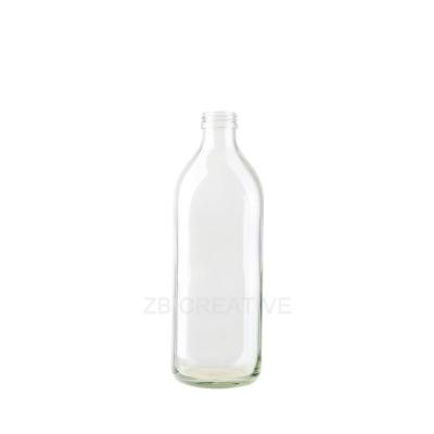 China Olive Oil 35oz Dorica Glass Bottles 450g Round Screw Top 7842SF for sale