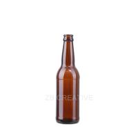 China Crown Top Beer Glass Bottle 330ml For Craft Beer 280g CY-302 for sale