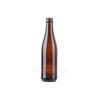 China Amber Flint 330ml Glass Beer Bottles Crown Top For Craft Brew 308g CY-303 for sale