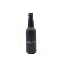 China 330ml bulk glass beer bottles Amber Flint Crown Top For Craft Brew 293g CY-307 for sale