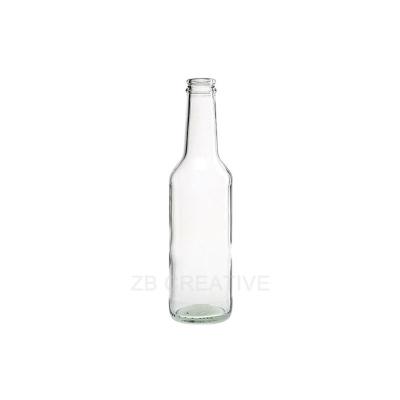 China 330ml Amber Flint Empty Glass Beer Bottles For Craft Brew 285g CY-311 for sale