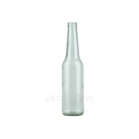 China Crown Top 12 Oz Clear Beer Bottles For Craft Brew 310g CY-317 for sale