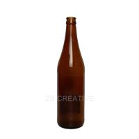 China Craft Brew 500g Empty Glass Beer Bottles 640ml Amber Flint  CY-603 for sale