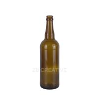 China 650ml Craft Brew Glass Beer Bottle 480g With Classic 26mm Crown Cap CY-604 for sale