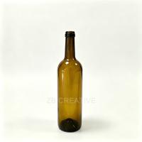 China 750ml Cork Finish Bordeaux Wine Bottles 410g Standard Weight for Still Wine Filling (1702K-7A) for sale