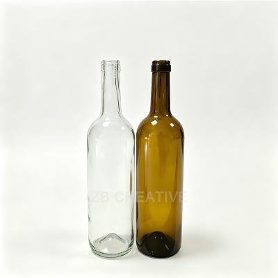 China 750ml Ultra Light Empty Wine Glass Bottle For Table Wine 410g 1702K-7A for sale