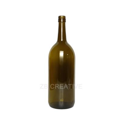 China Magnum Bordeaux New Empty Wine Bottles For Sale Screw Top 1500ml  700g 1930S for sale