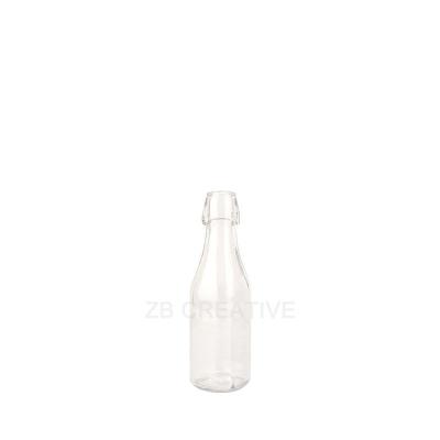 China 250ml Flint Swing Top Water Glass Bottle 250G For Beverage Packaging CY-801 for sale