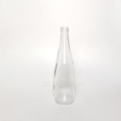 China OEM ODM 500ml Flint Empty Glass Water Bottle Beverage 300g CY-793 for sale