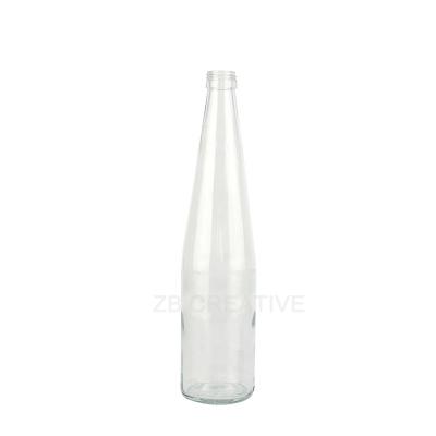 China 500ml Flint Water Glass Bottle With Screw Top For Carbonated Beverages 350G CY-810 for sale