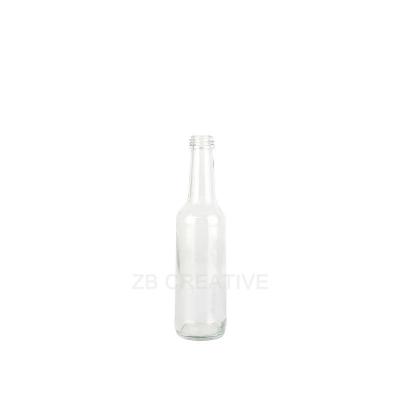 China 9oz Flint Glass Soda Bottles Screw Top For RTD Juice 202g CY-818 for sale