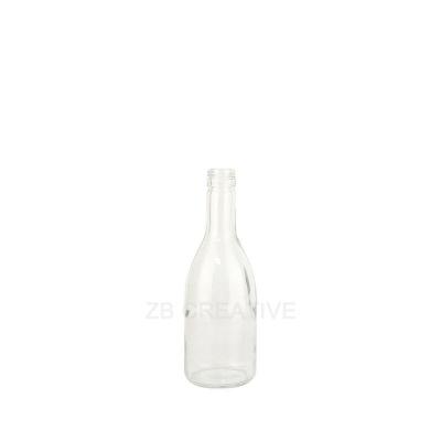 China Screw Top Clear Glass Soda Bottles 360ml Flint  For Juice 250g CY-819 for sale